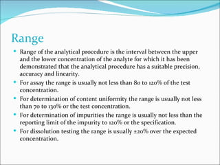 analytical method validation and validation of hplc | PPT