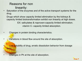 Non linear biopharmaceutics | PPT