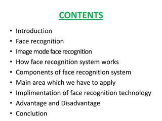face recognition | PPTX