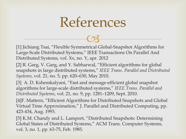 Flexible Symmetric Global Snapshot | PPTX
