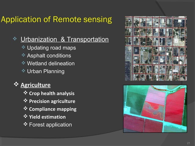 Remote Sensing PPT | PPT