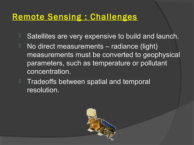 Remote Sensing PPT | PPT