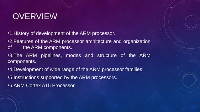ARM Architecture | PPT