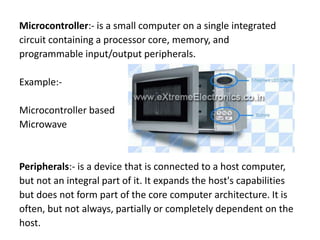 Introduction to Microcontrollers | PPT