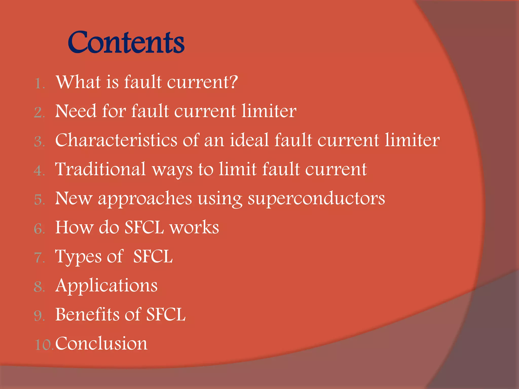 Superconductor Fault Current Limiter Pptx Physics Science