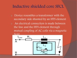SUPERCONDUCTOR FAULT CURRENT LIMITER | PPTX