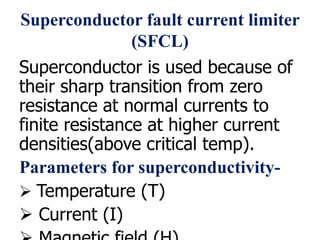 superconductor fault current limiter | PPT