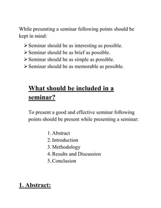 Seminar | DOCX