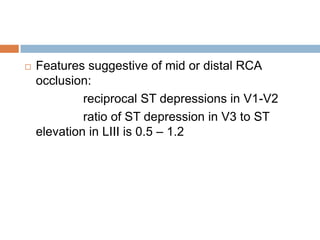 ECG LOCALISATION OF CULPRIT ARTERY IN STEMI | PPTX