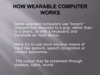 Wearable Computer | PPTX