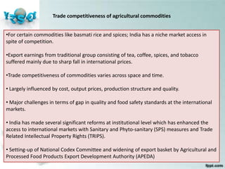 capacity building in agricultural trade | PPT