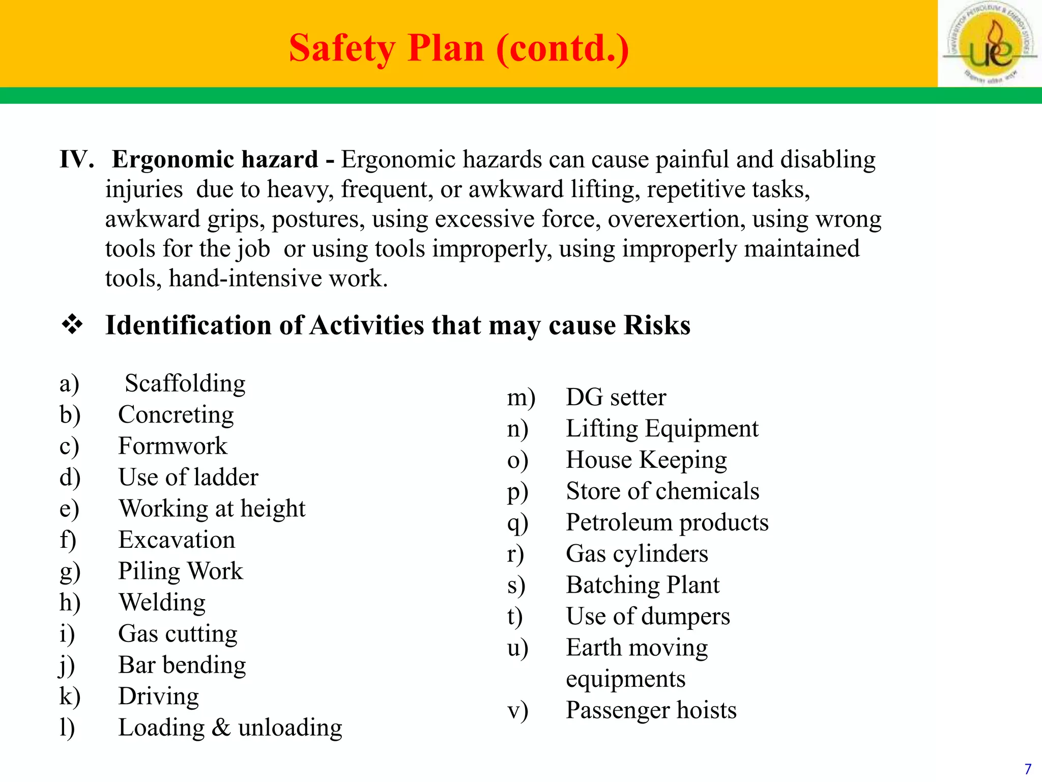 construction site safety and management | PPTX