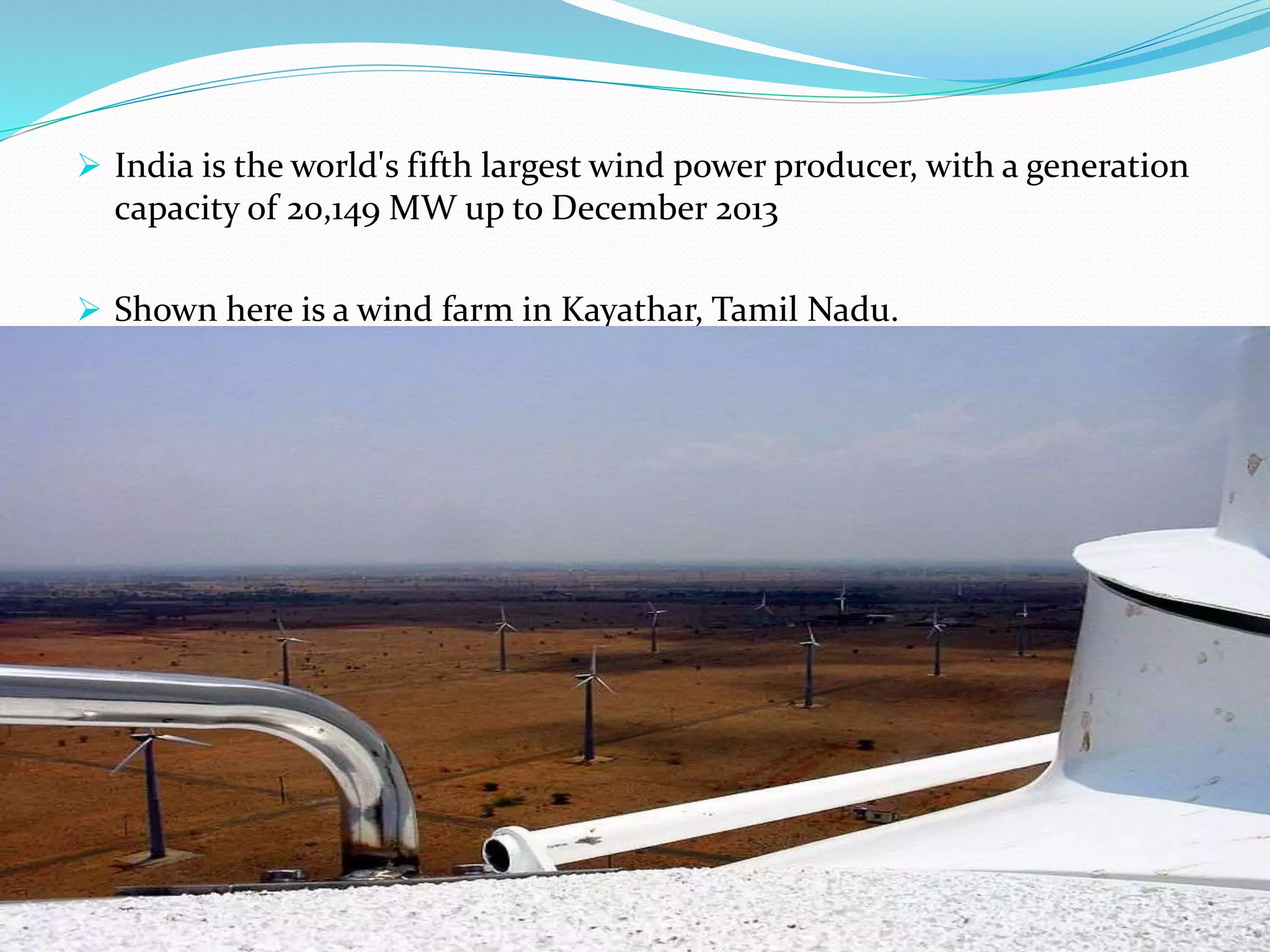 WIND POWER GENERATION | PPTX