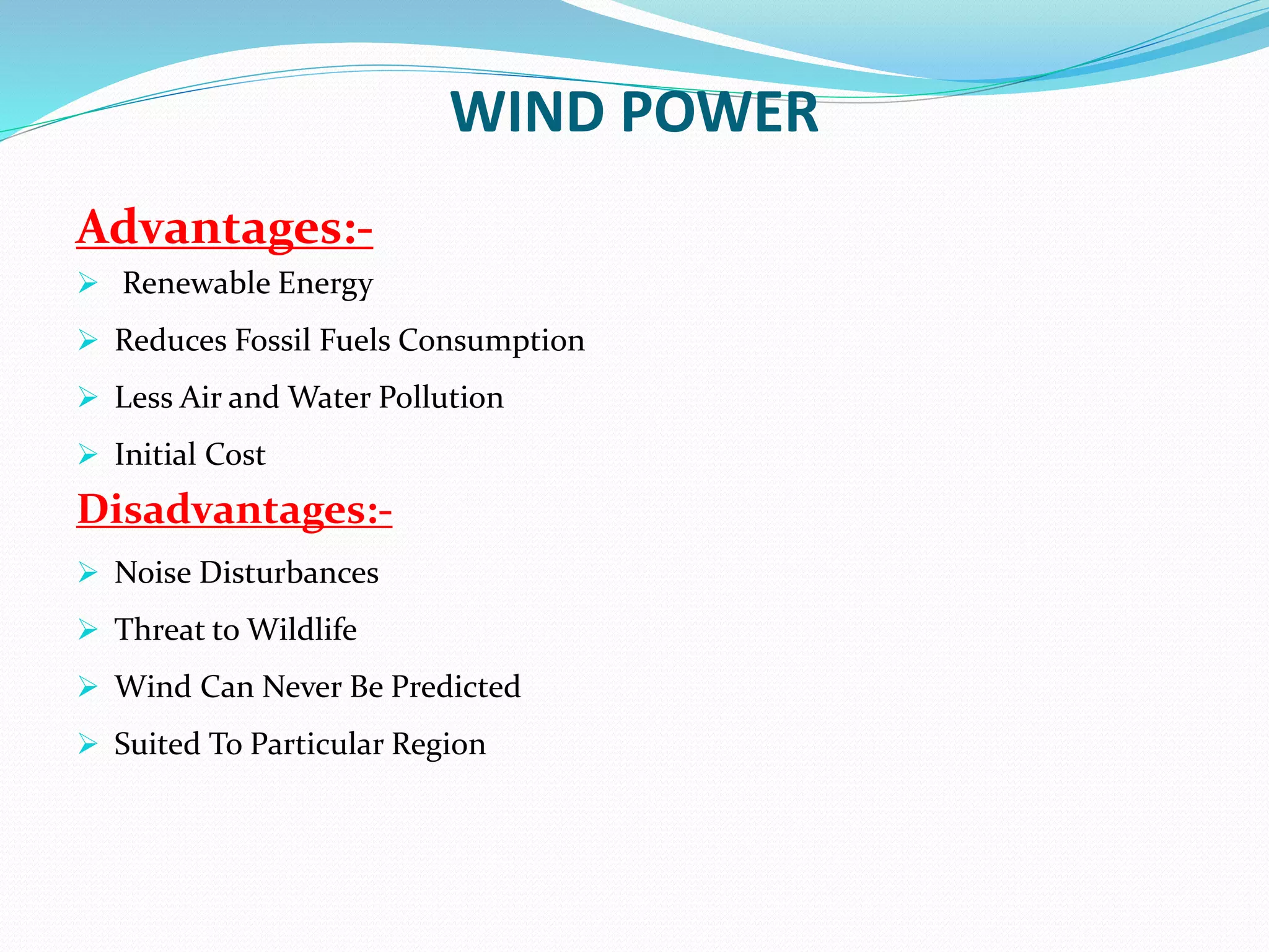 WIND POWER GENERATION | PPTX