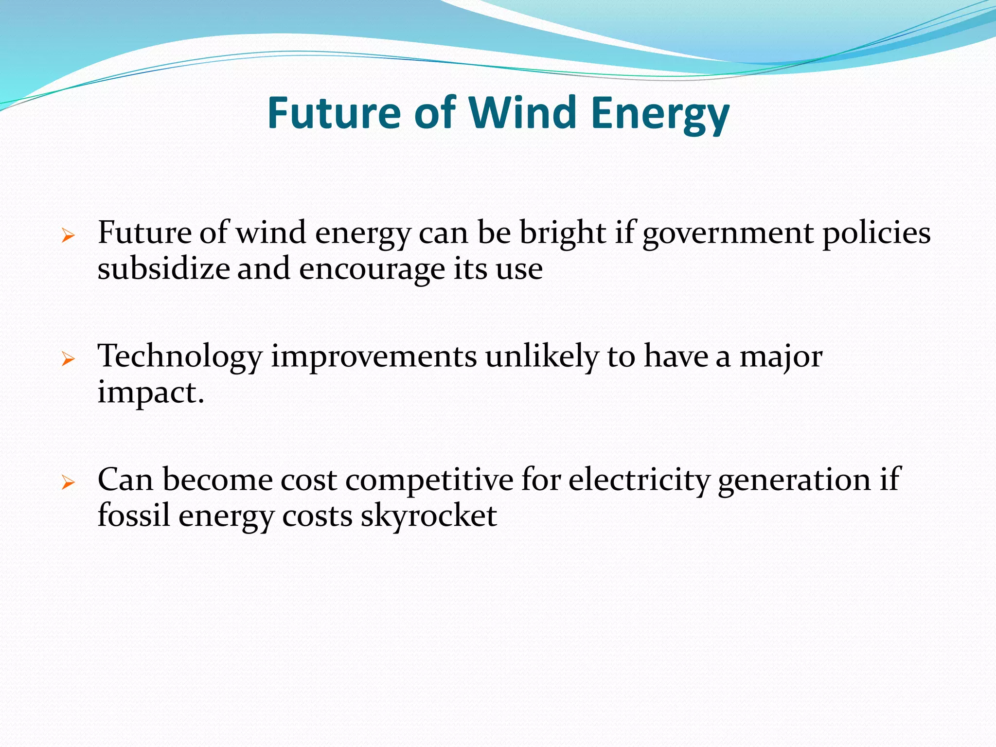 WIND POWER GENERATION | PPTX