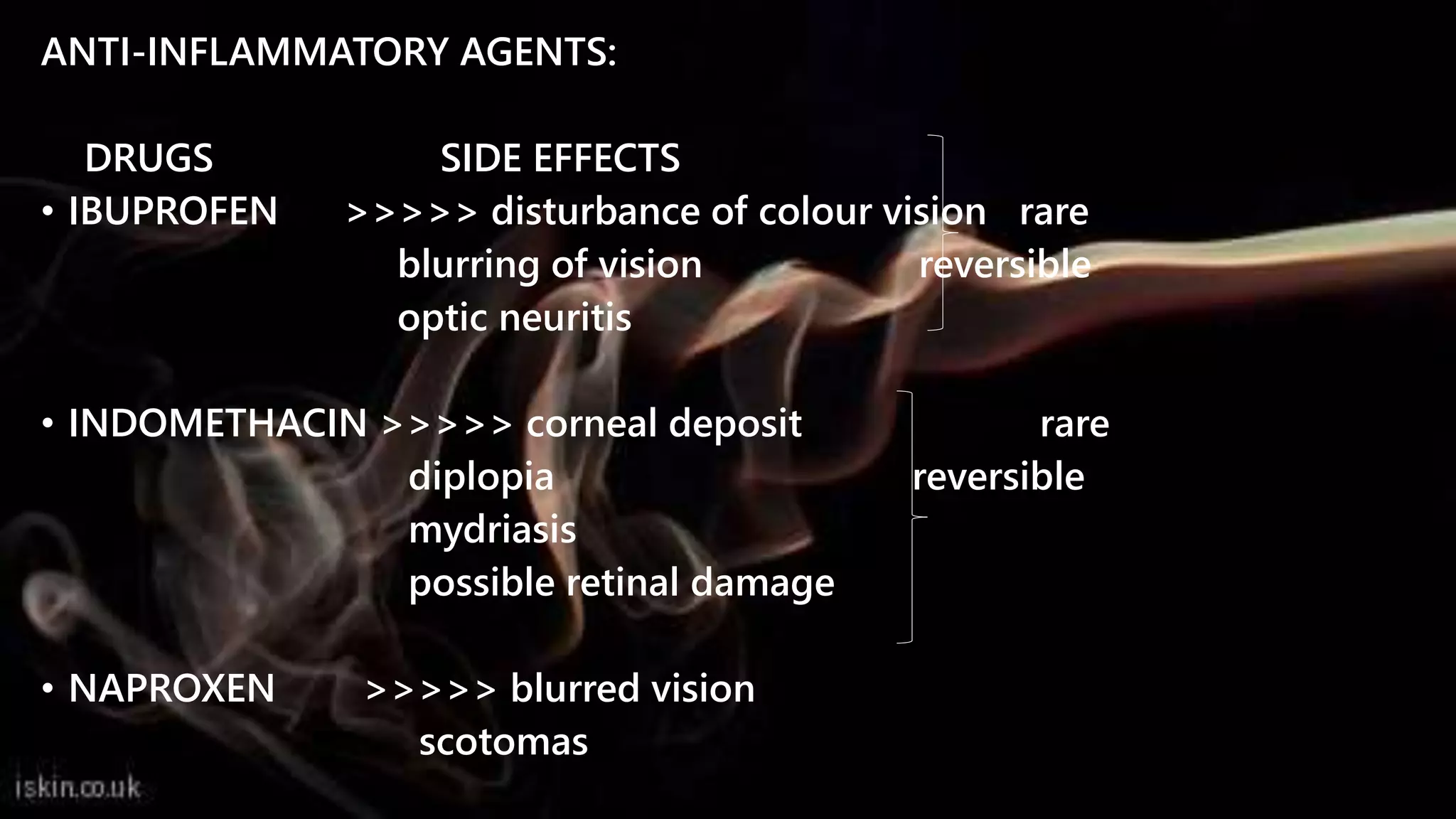 Drugs causing ocular toxicity | PPTX