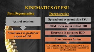 Effects Of Aging on Spine | PPTX