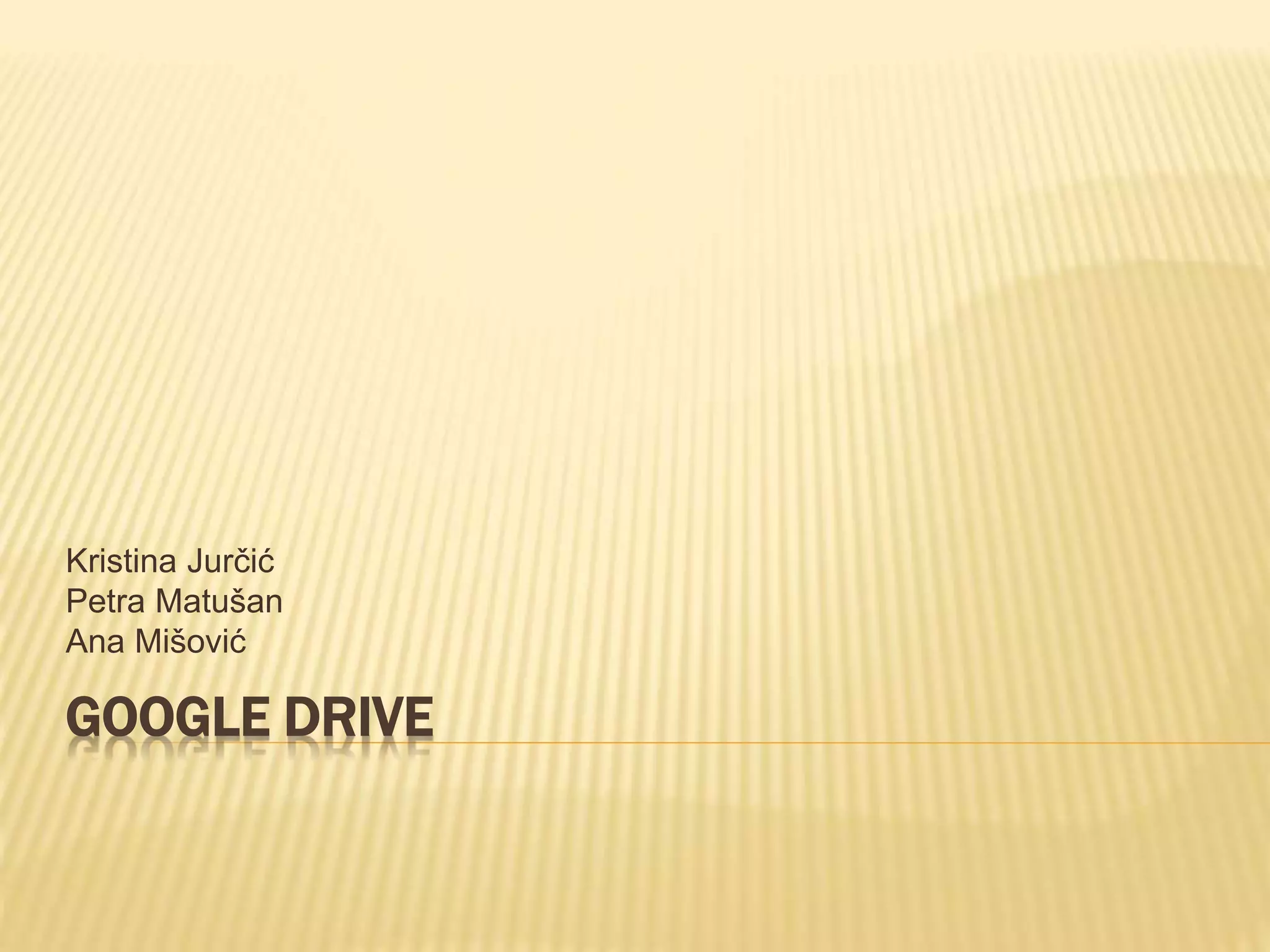 Google Drive - seminar | PPTX