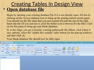 Microsoft Access 2007 | PPT