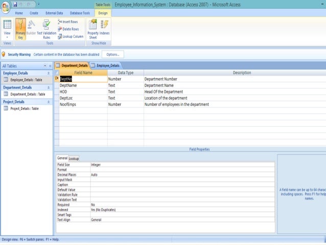 Microsoft Access 2007