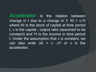 Multiplier-Accelerator Interaction | PPTX