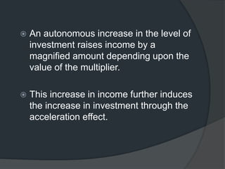 Multiplier-Accelerator Interaction | PPTX