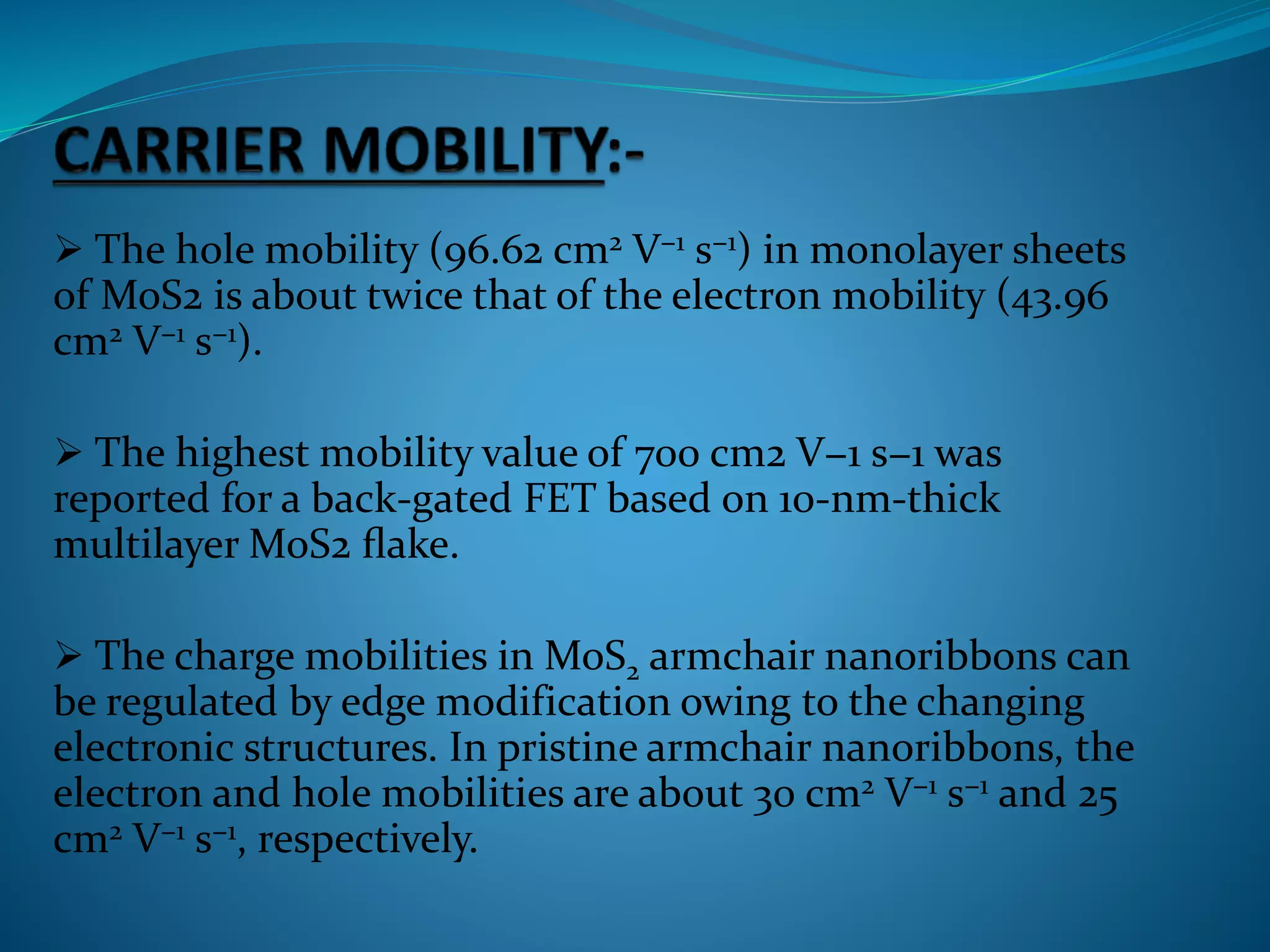 MoS2 | PPTX
