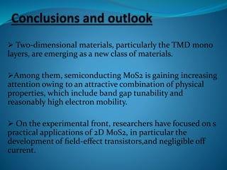 MoS2 | PPTX