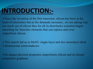 MoS2 | PPTX