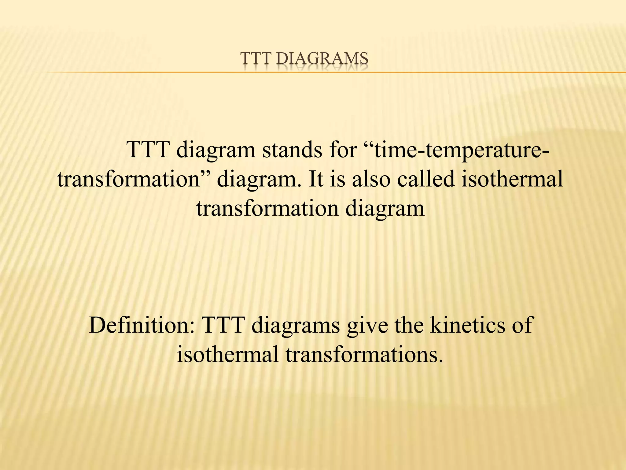 Heat treatment process(TTT, CCT &CCR) | PPTX