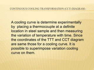 Heat treatment process(TTT, CCT &CCR) | PPTX