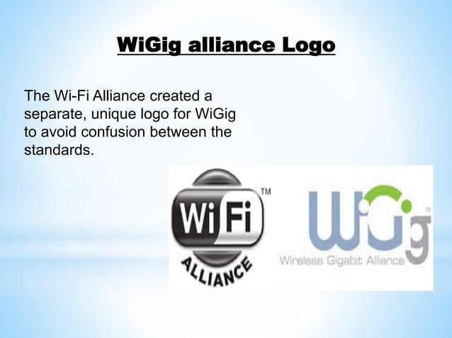 WiGig power point presenttion | PPT