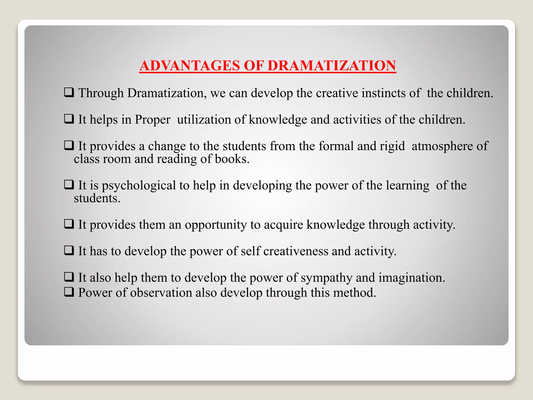 What is Dramatization | PPTX