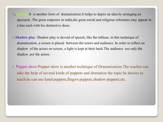 What is Dramatization | PPTX