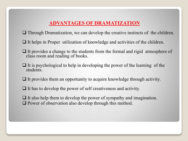 What is Dramatization | PPTX