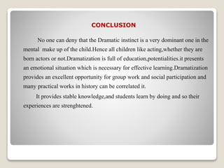 What is Dramatization | PPTX