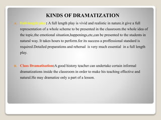 What is Dramatization | PPTX