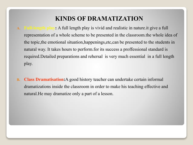 What is Dramatization | PPTX