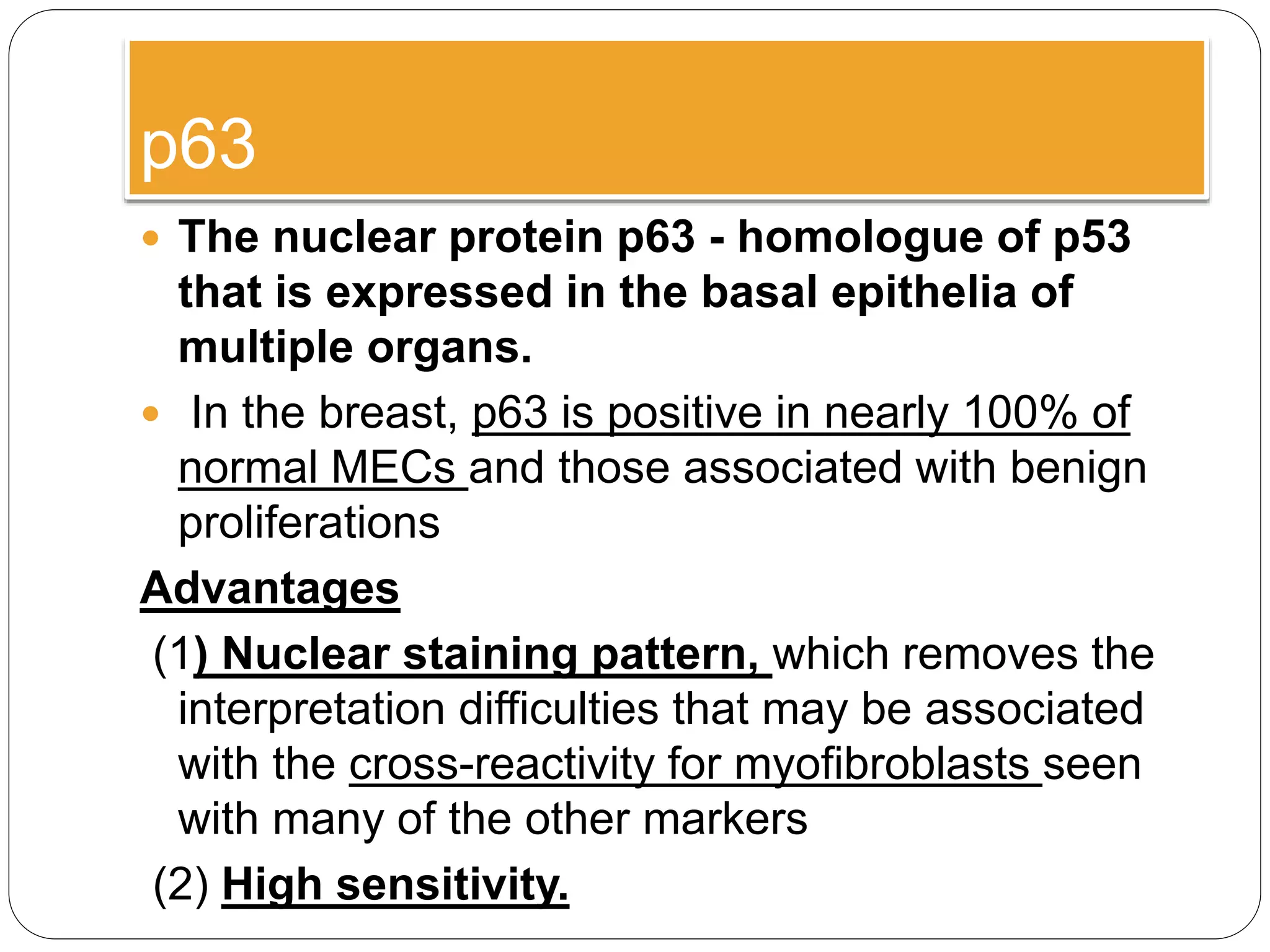 IHC in breast pathology | PPTX