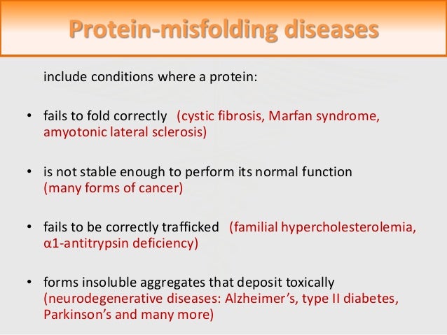 Therapeutic approaches to Protein Misfolding Diseases