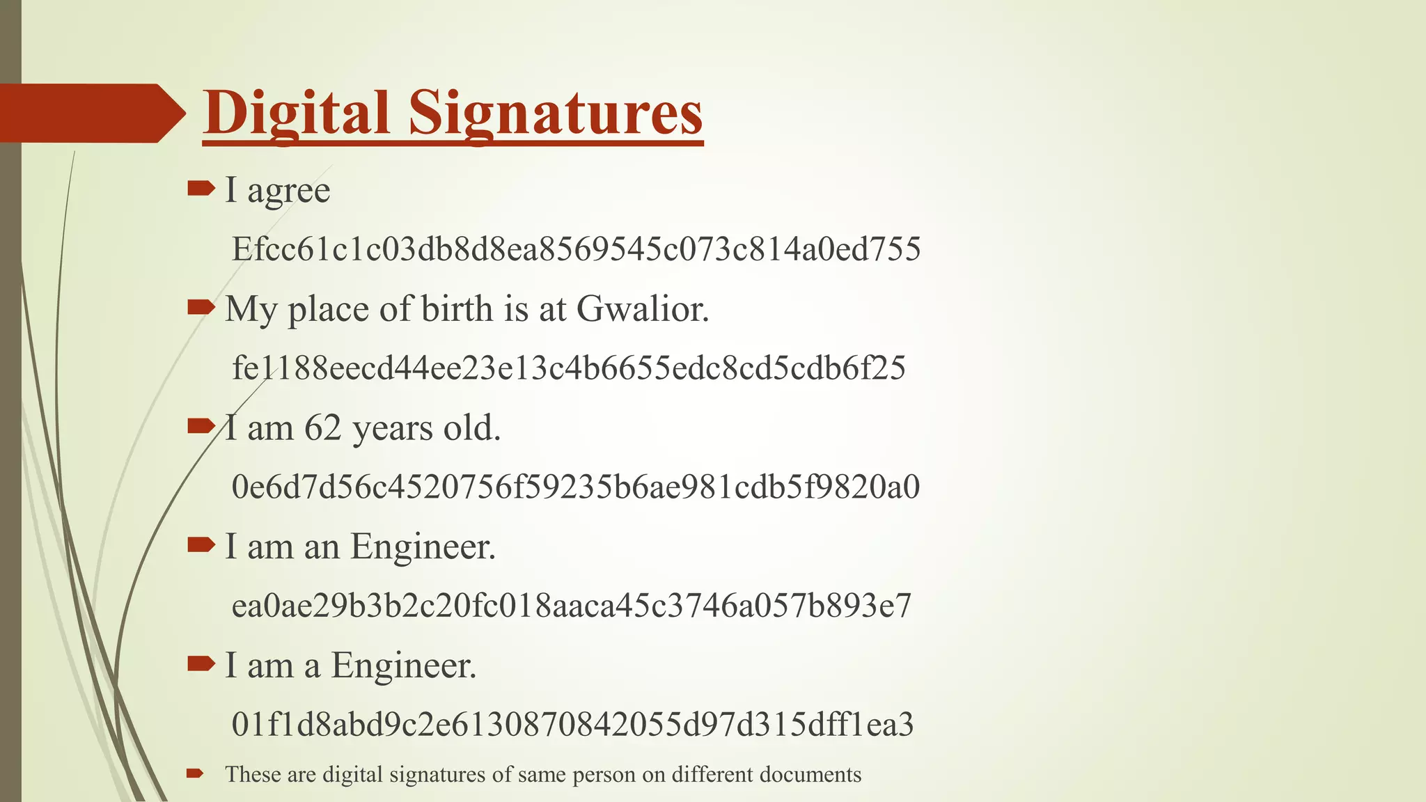 Seminar ppt on digital signature | PPTX