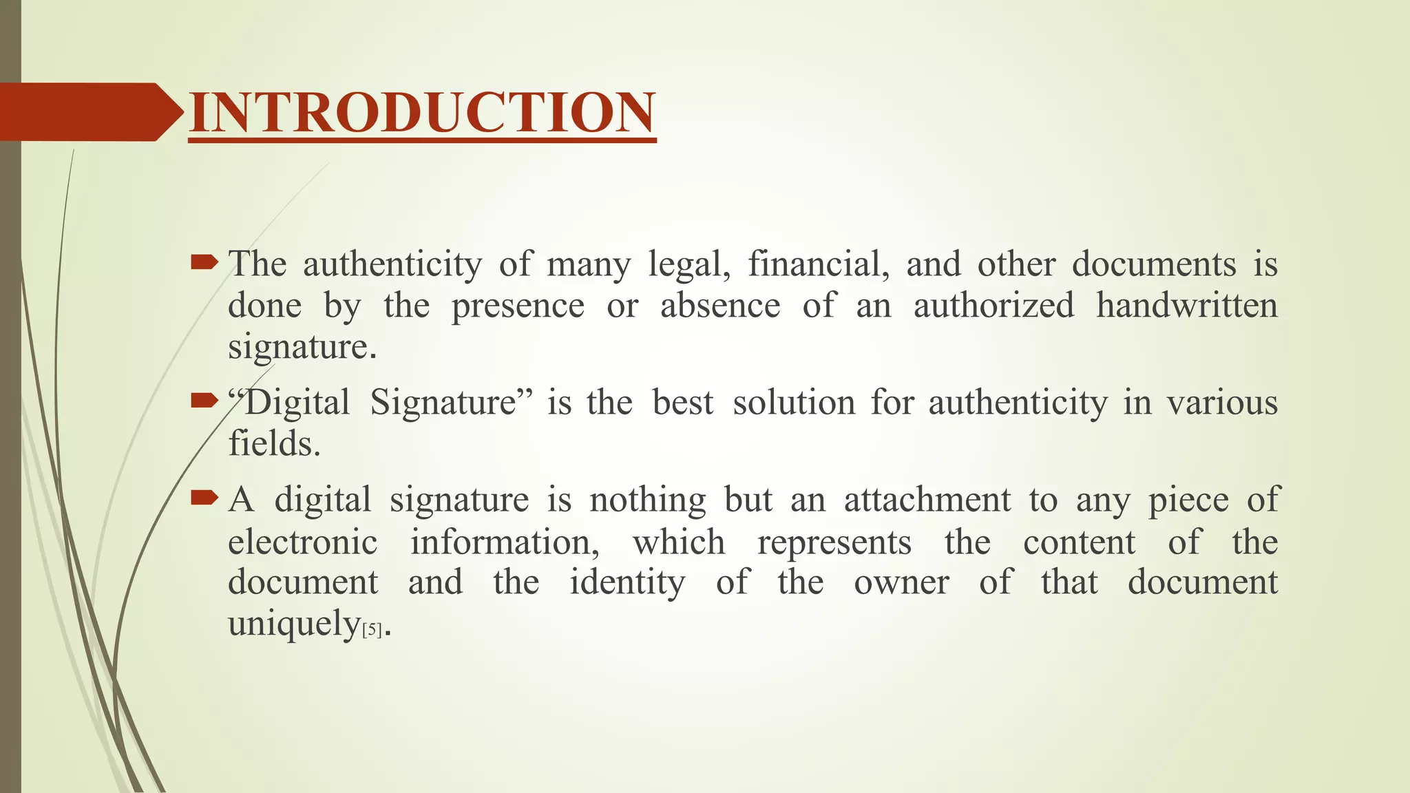 Seminar ppt on digital signature | PPTX