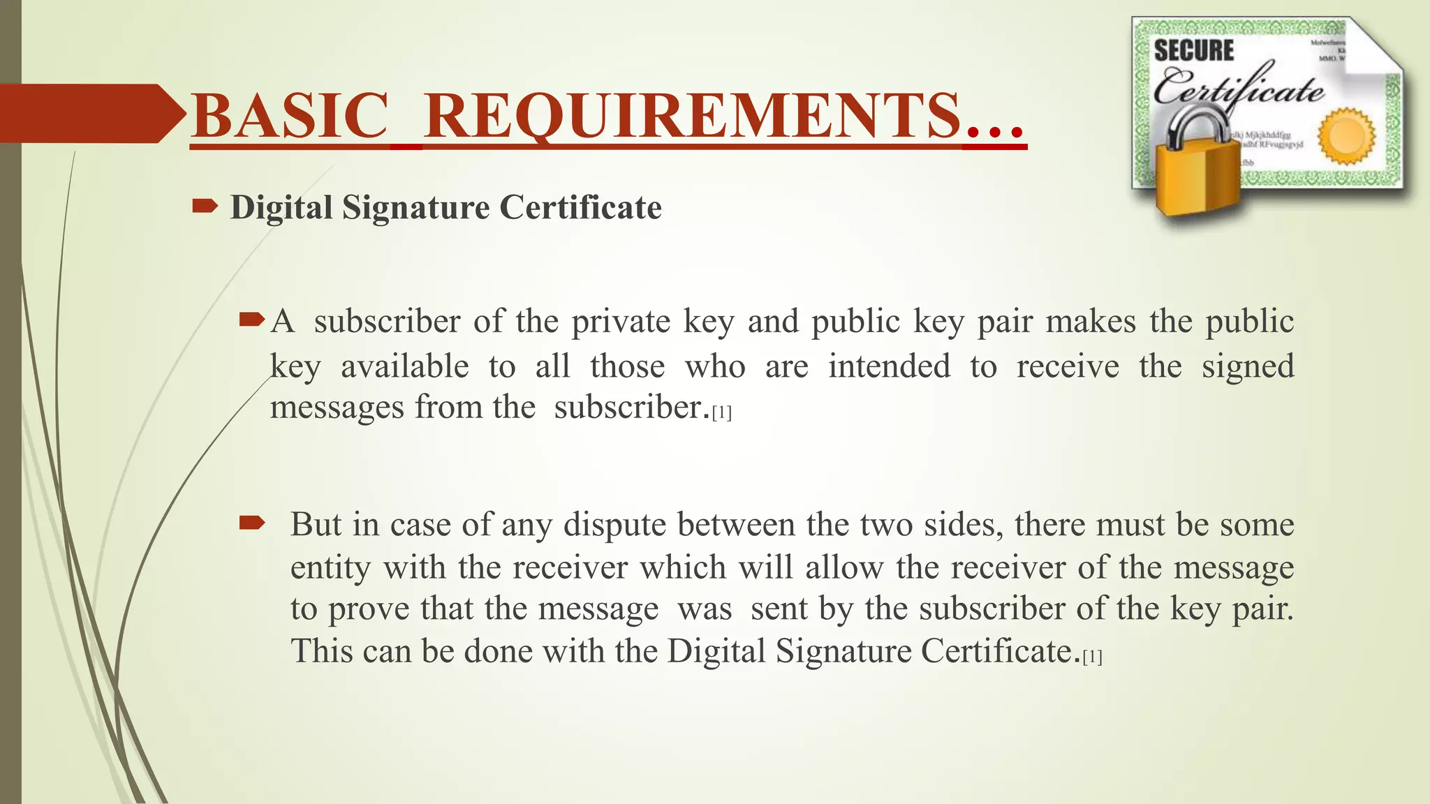 Seminar ppt on digital signature | PPTX