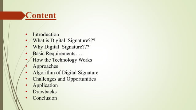 Seminar ppt on digital signature | PPTX