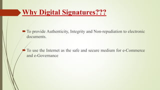 Seminar ppt on digital signature | PPTX