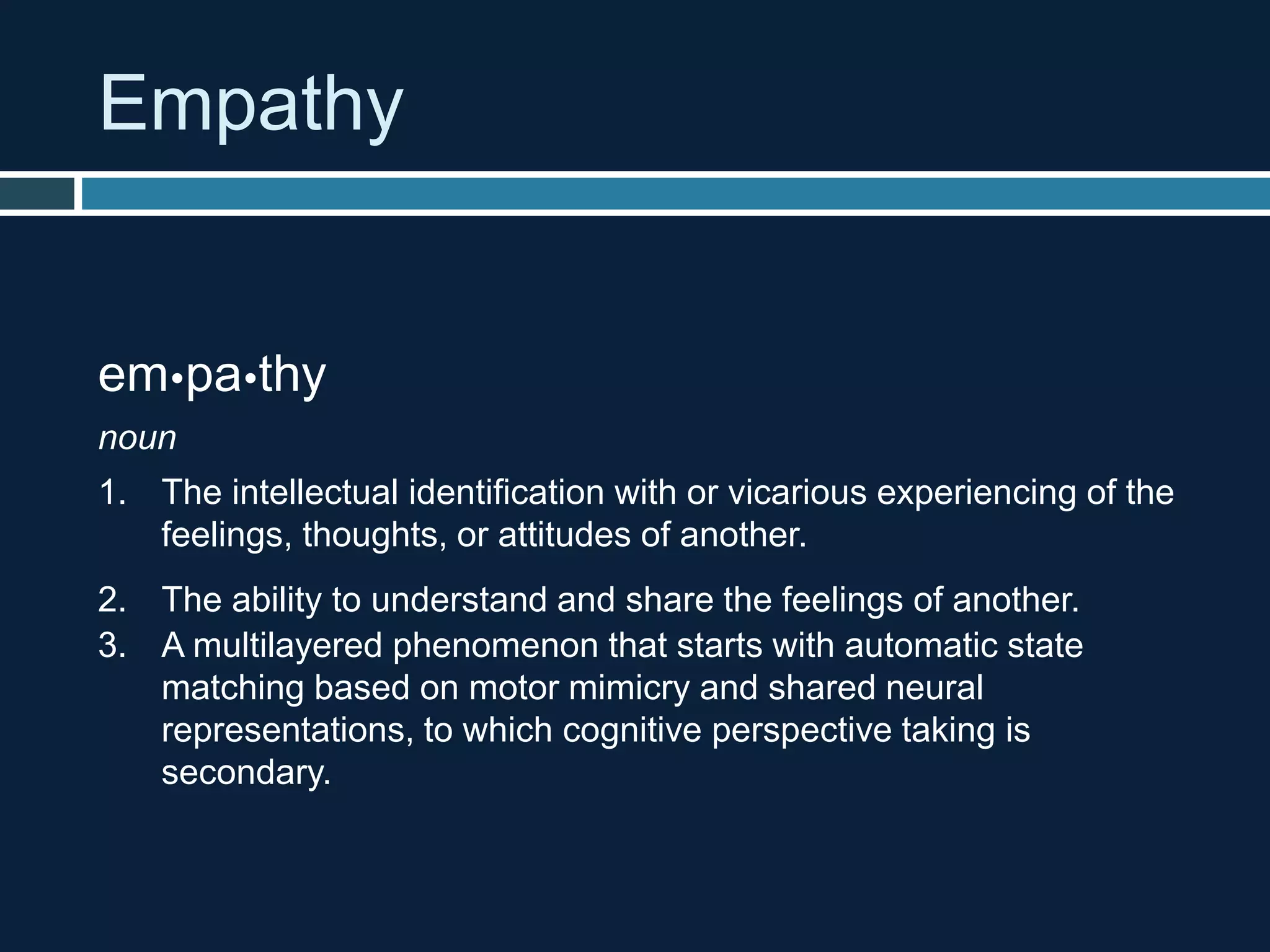 Empathy and Pro-Social Behavior in Rats | PPTX