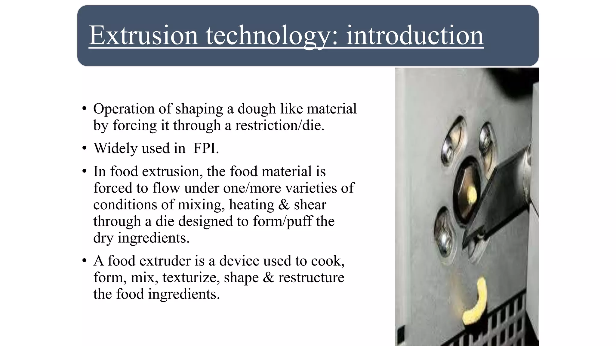 Applications of extrusion in encapsulation technology | PPTX