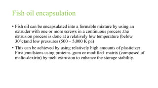 Applications of extrusion in encapsulation technology | PPT