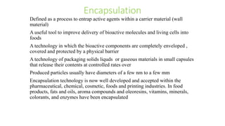 Applications of extrusion in encapsulation technology | PPT