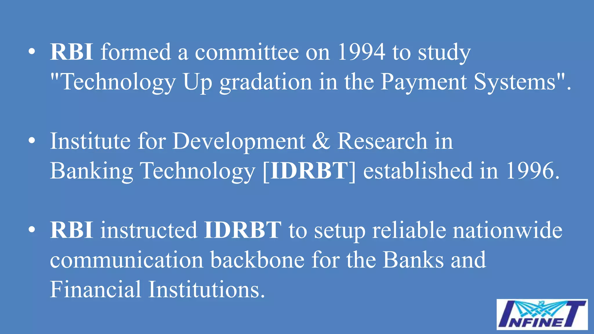 INFINET - Indian Financial Network | PPTX